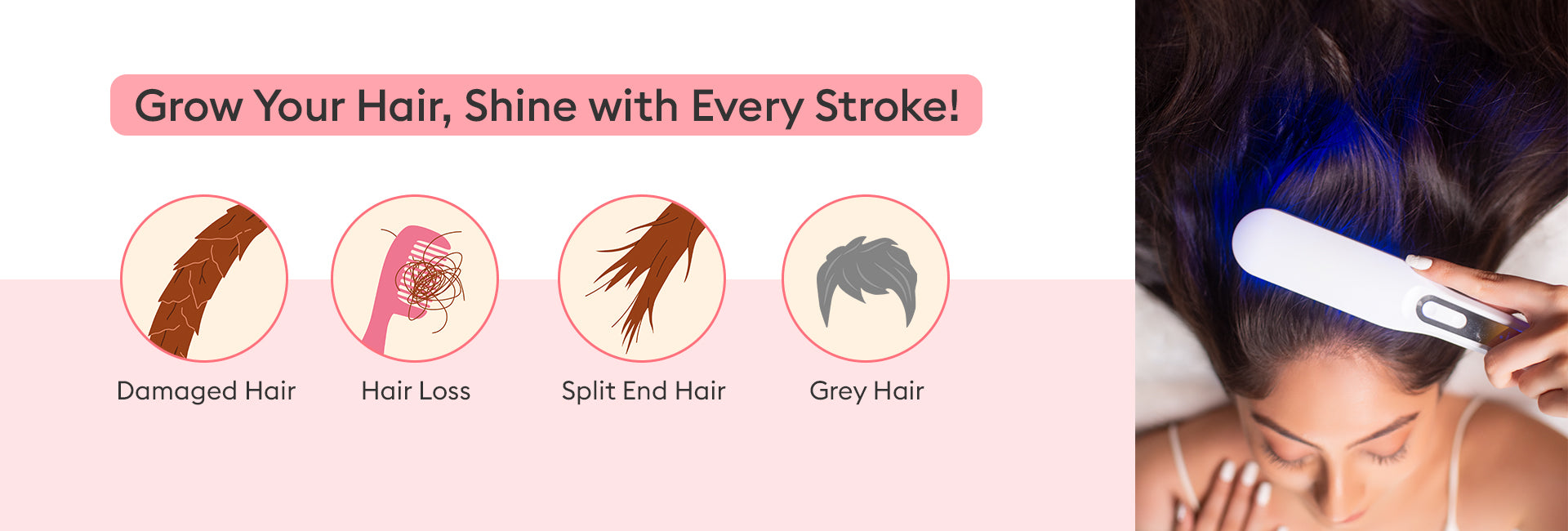 Buy India's 1st Clinically Tested LED Hair Growth Comb Online – Protouch