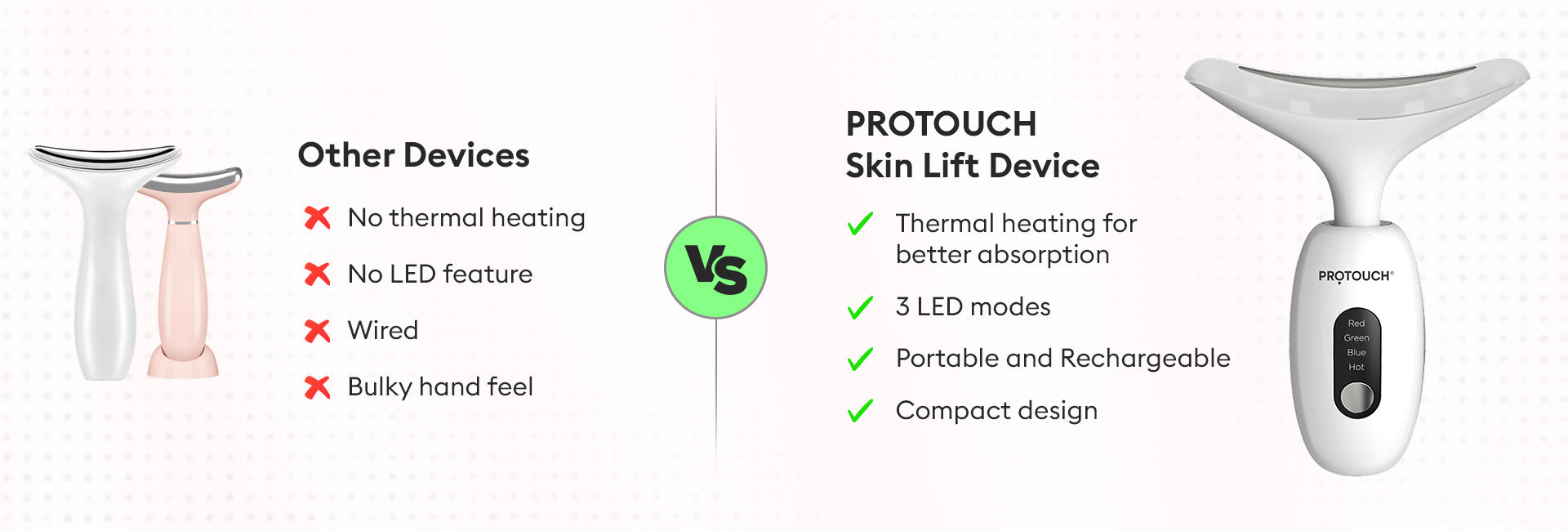 Buy Salon Grade Skin Lifting Device for at-home Skin Tightening – Protouch